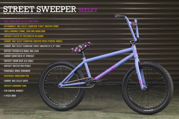 Sunday Street Sweeper - Jake Seeley Signature (Matte Blue Lavender wit | Full Factory Marketplace