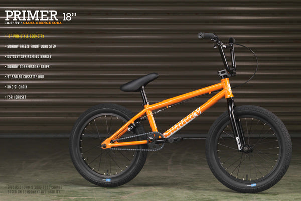 Sunday Primer 18" (Gloss Orange Soda with 18.5" tt) | Full Factory ...