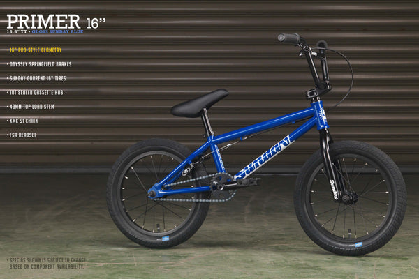Sunday Primer 16" (Gloss Sunday Blue with 16.5" tt) | Full Factory ...